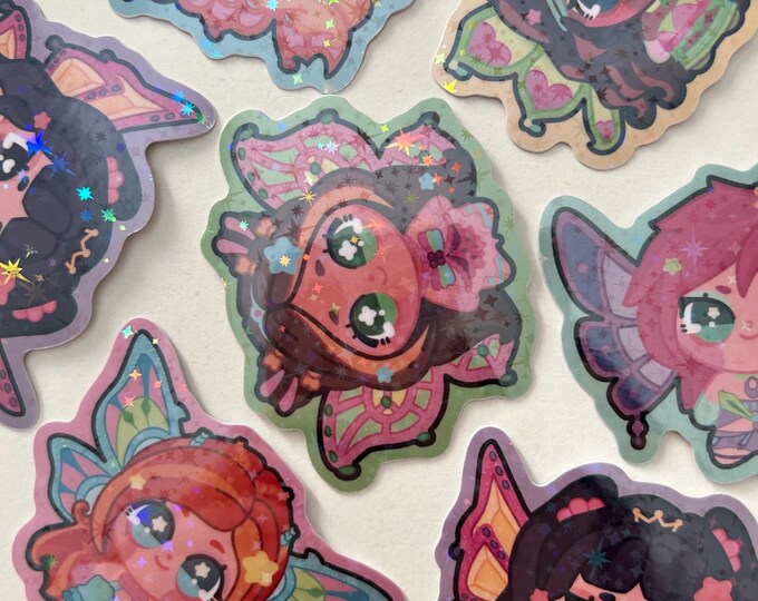 WINX Club Sticker Pack - Bloom, Stella, Flora, Musa, Aisha and Tecna ...