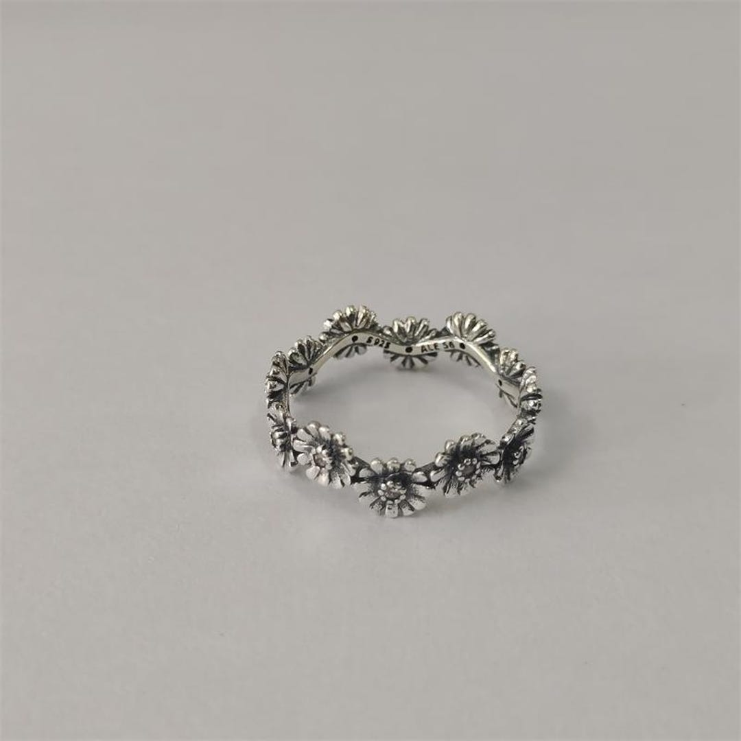 Pandora Sparkling Daisy Flower Crown Ring S925 Sterling Silver ALE - Etsy