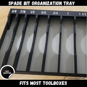 Paddle/spade Drill Bit Organizer - Etsy