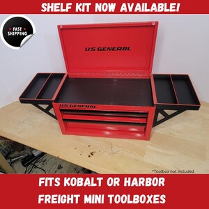 Shelf Kit for Mini Toolbox - Fits Harbor Freight or Kobalt. - Etsy