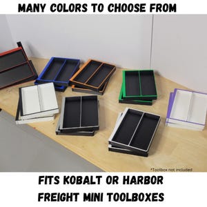 Shelf Kit for Mini Toolbox - Fits Harbor Freight or Kobalt. - Etsy