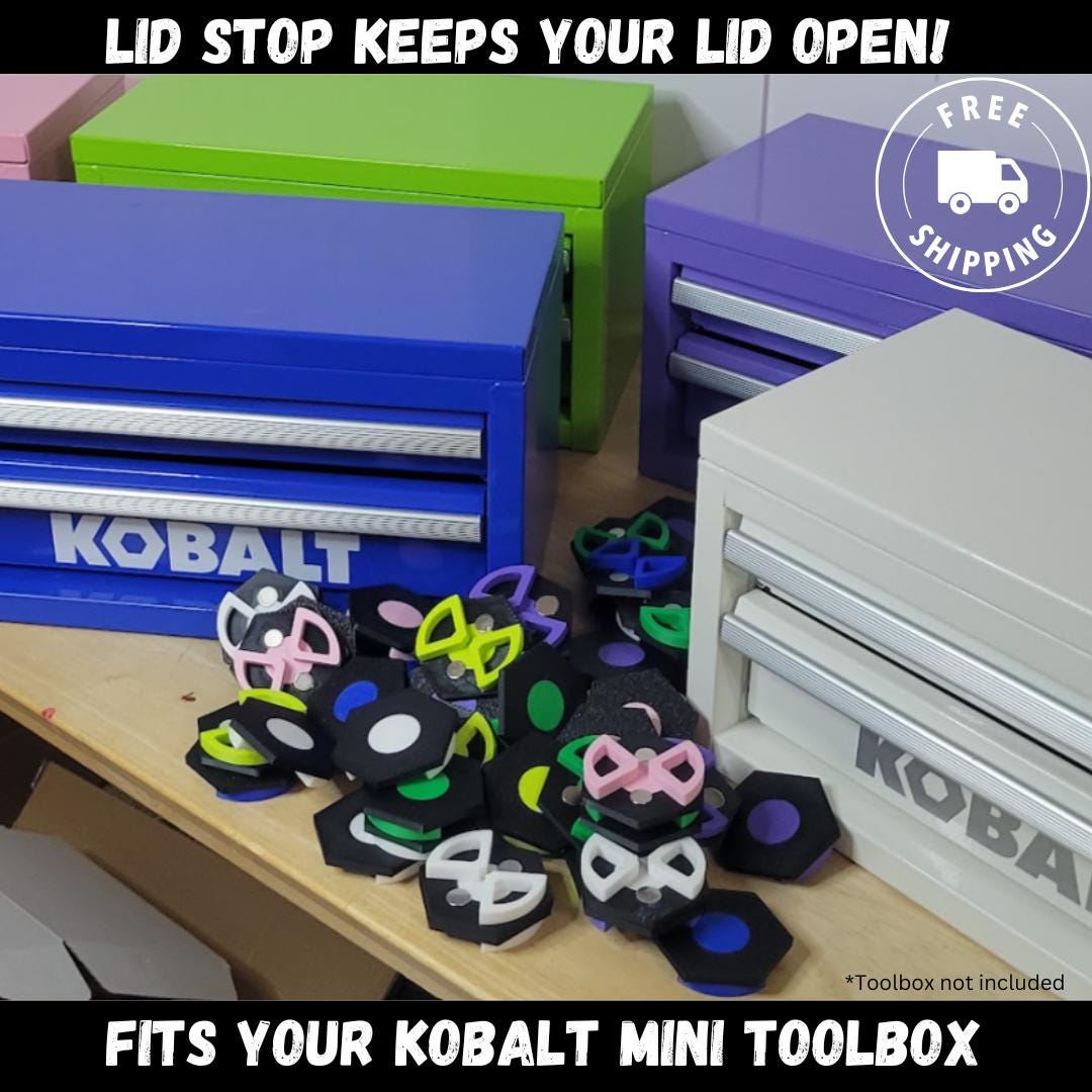 Lid Stop for Kobalt Mini Toolbox - Keep Your Lid in Place! - Etsy