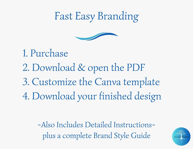 Simple Elegant Brand Board Canva Template | Curated Color & Font ...
