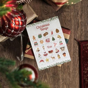 Christmas Bingo Office Bingo Family Reunion Games Family Game Night - Etsy