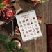 Christmas Bingo Office Bingo Family Reunion Games Family Game Night - Etsy