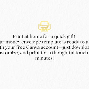 Money Envelope Template | Cash Envelope Printable | Instant Download ...