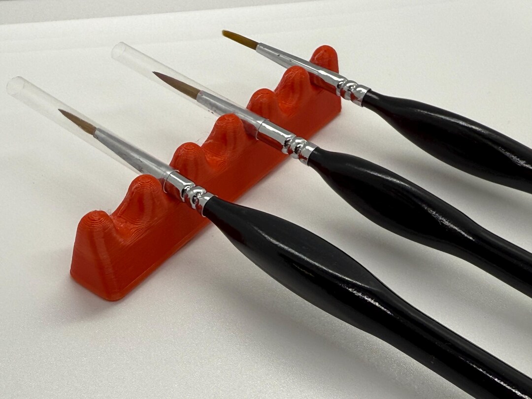 Painter's Paintbrush Rest Paint Models Miniature 3d Printed Hobby ...