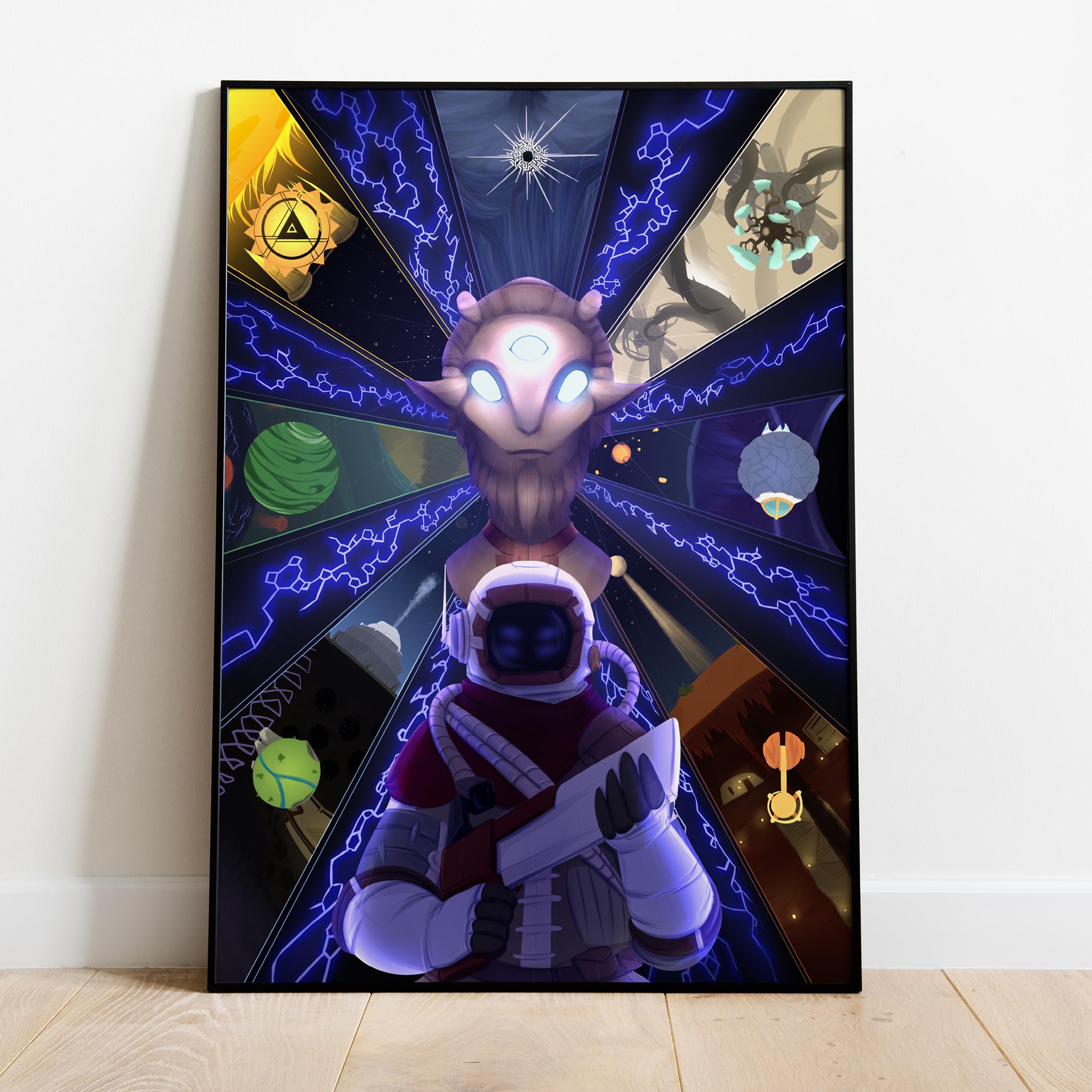 Outer Wilds Poster, Wall Art, Game Print, Gift for Gamers - Etsy