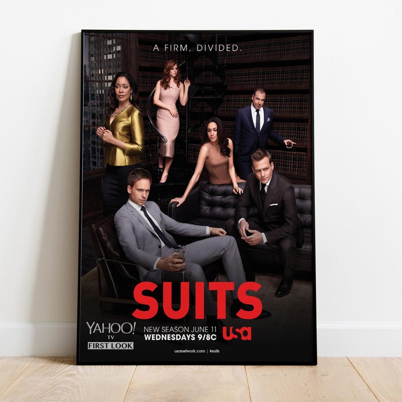 Suits Poster, Wall Art, TV Series Print, TV Show Gift - Etsy
