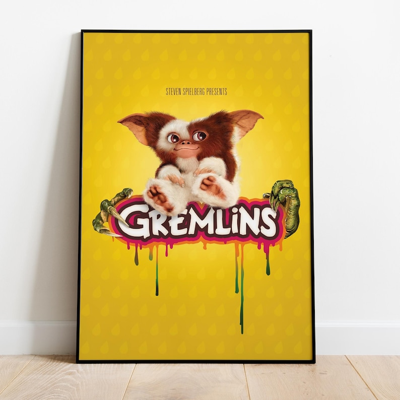 Gremlins Poster, Wall Art, Movie Print, Gift for Film Fans #2 - Etsy