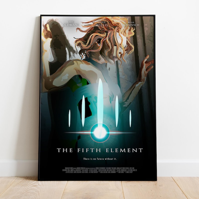The Fifth Element Poster, Wall Art, Movie Print, Gift for Film Fans - Etsy
