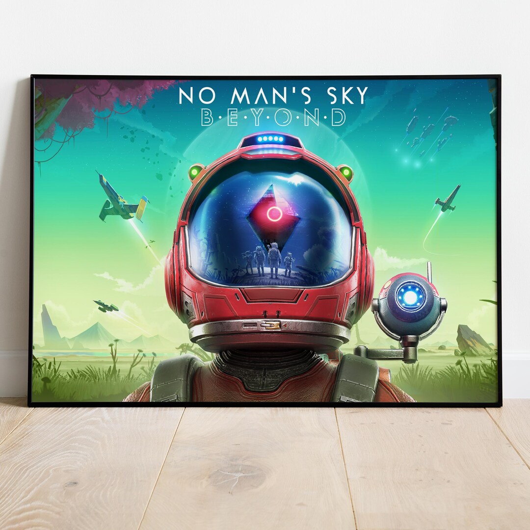 No Man's Sky Poster, Game Print, Wall Art, Gift for Gamers 2 - Etsy