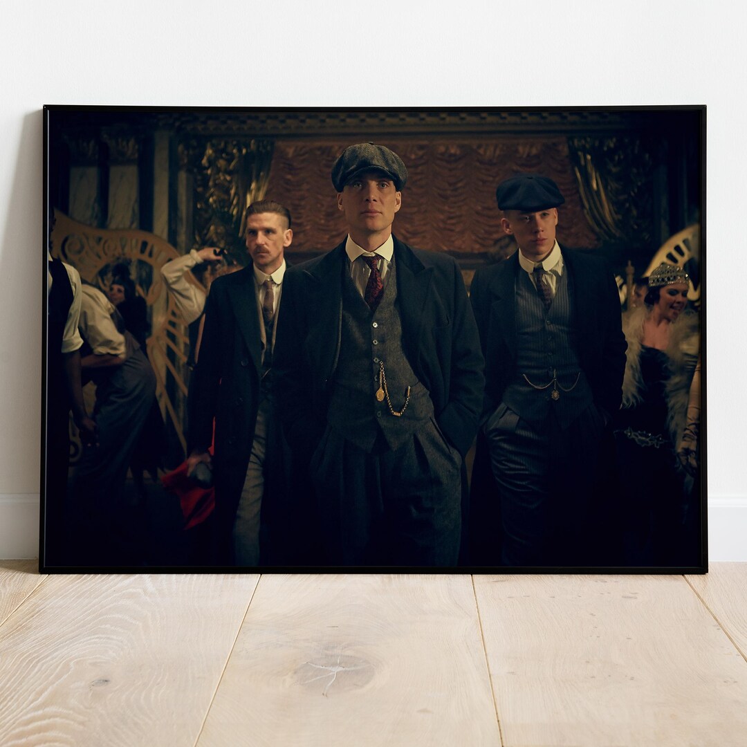 Peaky Blinders Canvas Poster, TV Series Print, Wall Art, TV Show Gift 2 ...