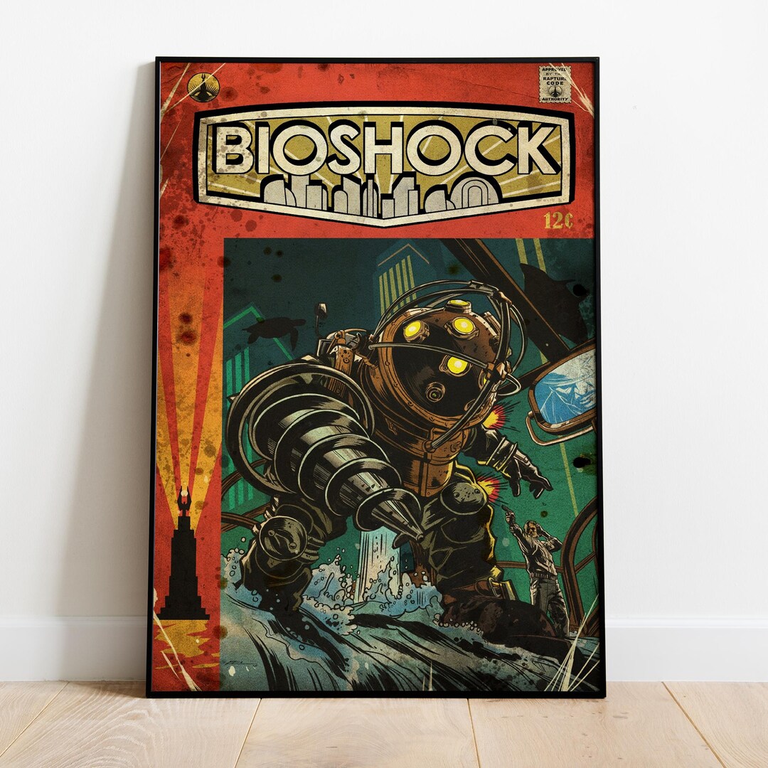 Bioshock Canvas Poster, Game Print, Wall Art, Gift for Gamers 2 - Etsy