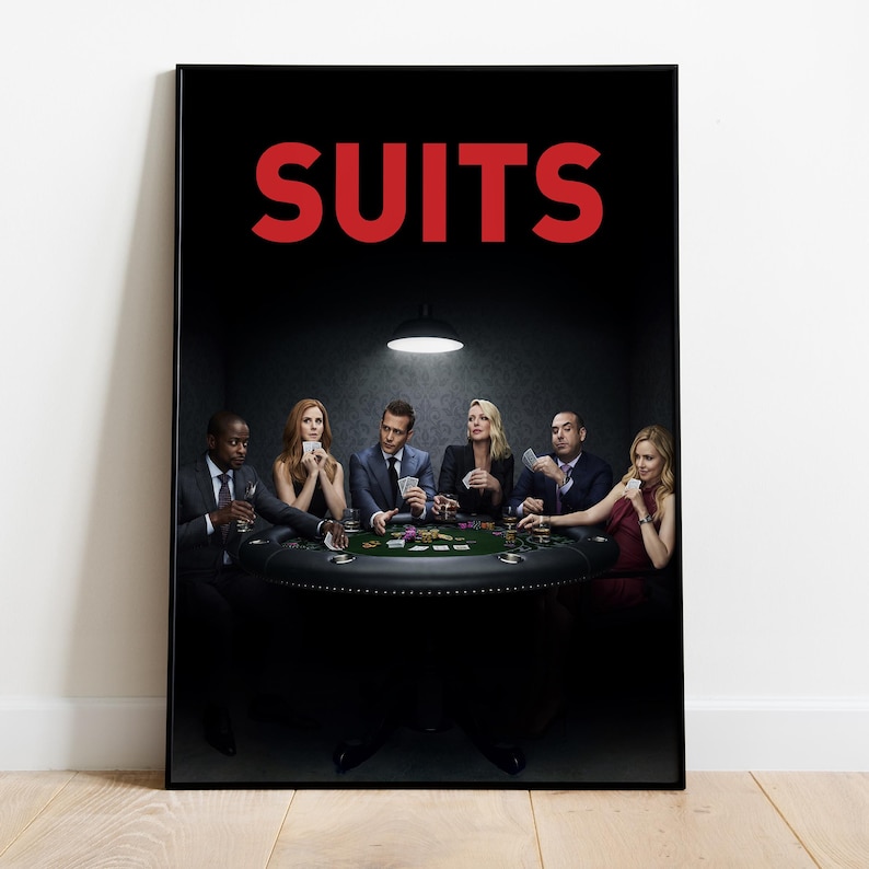 Suits Poster, Wall Art, TV Series Print, TV Show Gift - Etsy