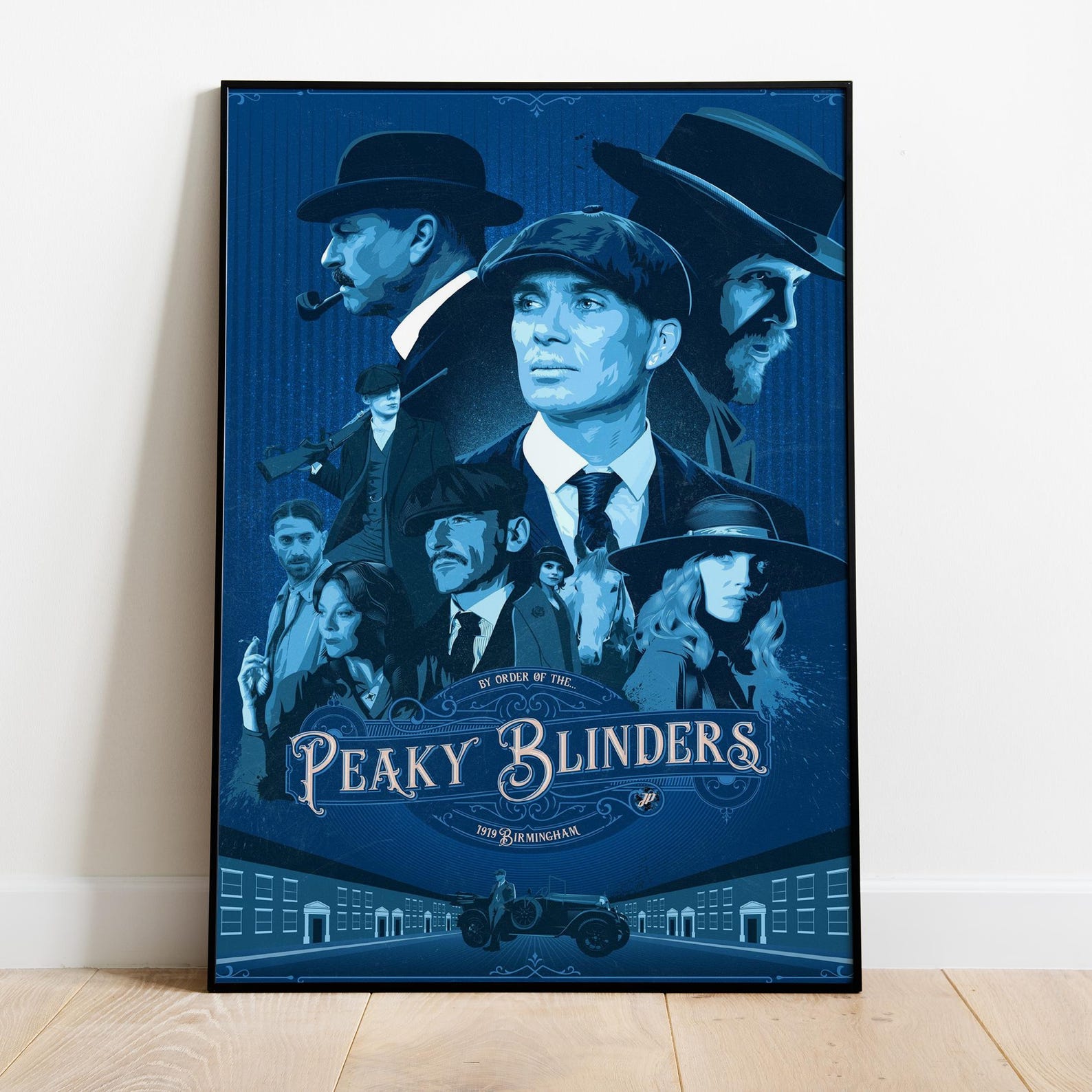 Peaky Blinders Canvas Poster, TV Series Print, Wall Art, TV Show Gift 2 ...
