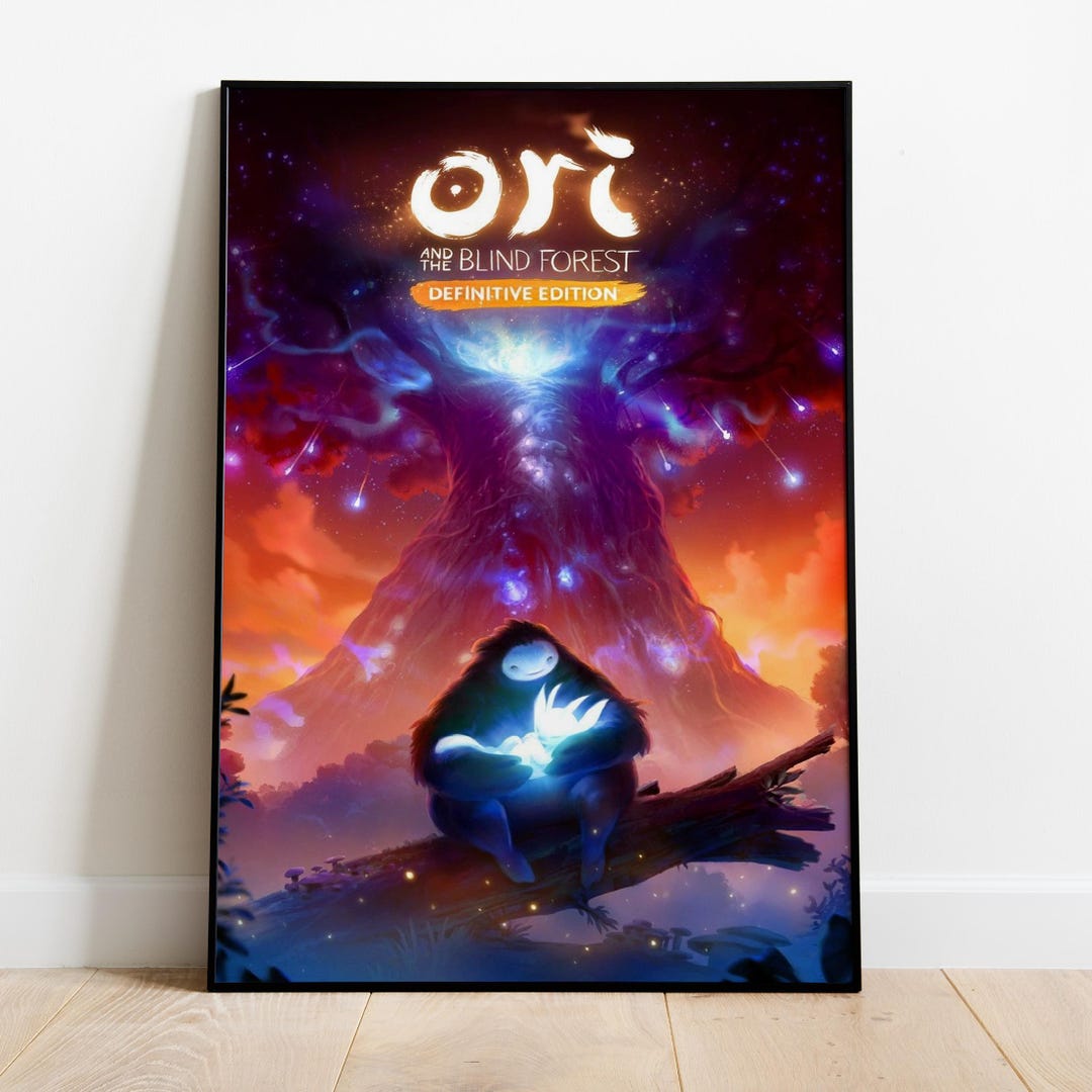 Ori and the Blind Forest Poster, Game Print, Wall Art, Gift for Gamers ...