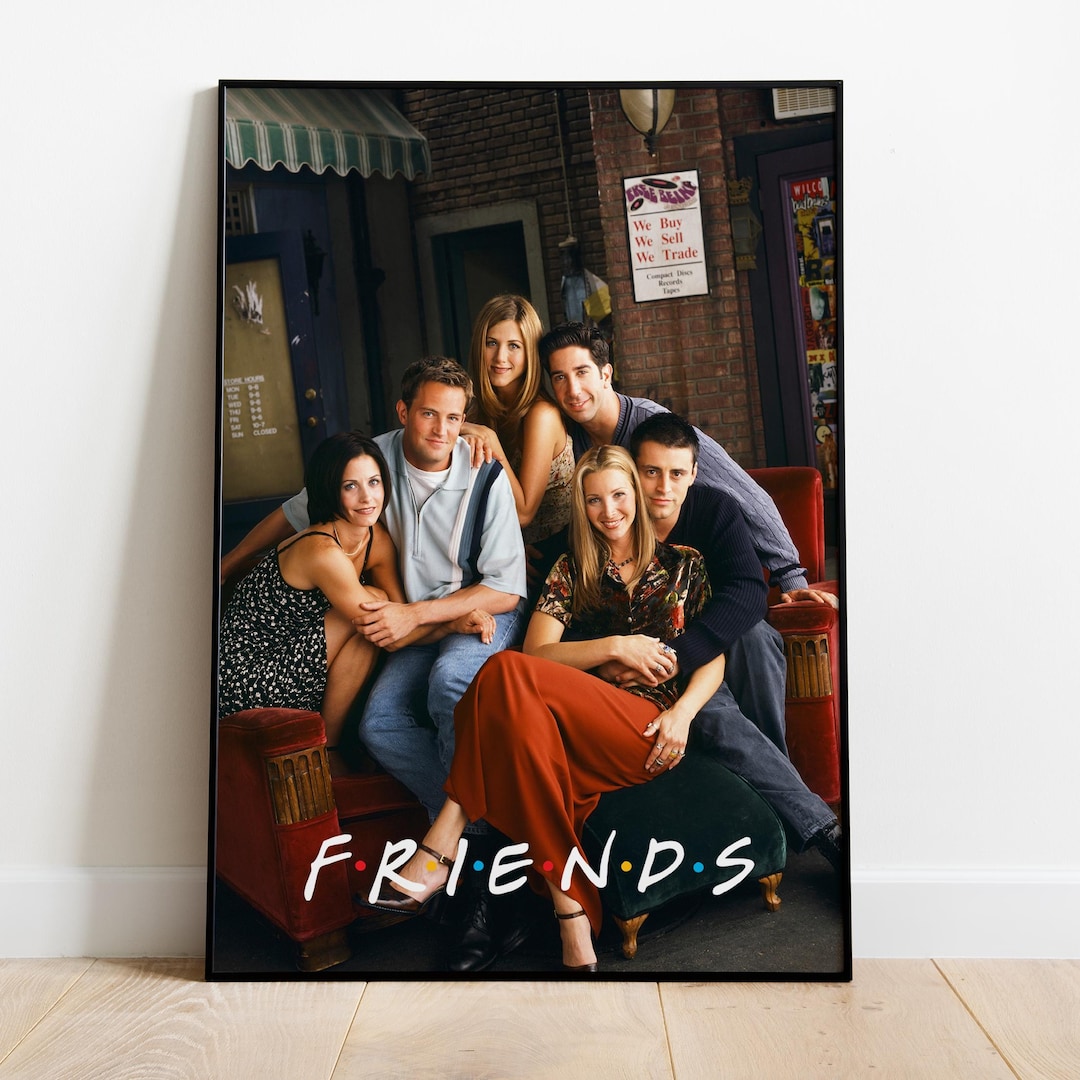 Friends Poster, TV Series Print, Wall Art, TV Show Gift - Etsy