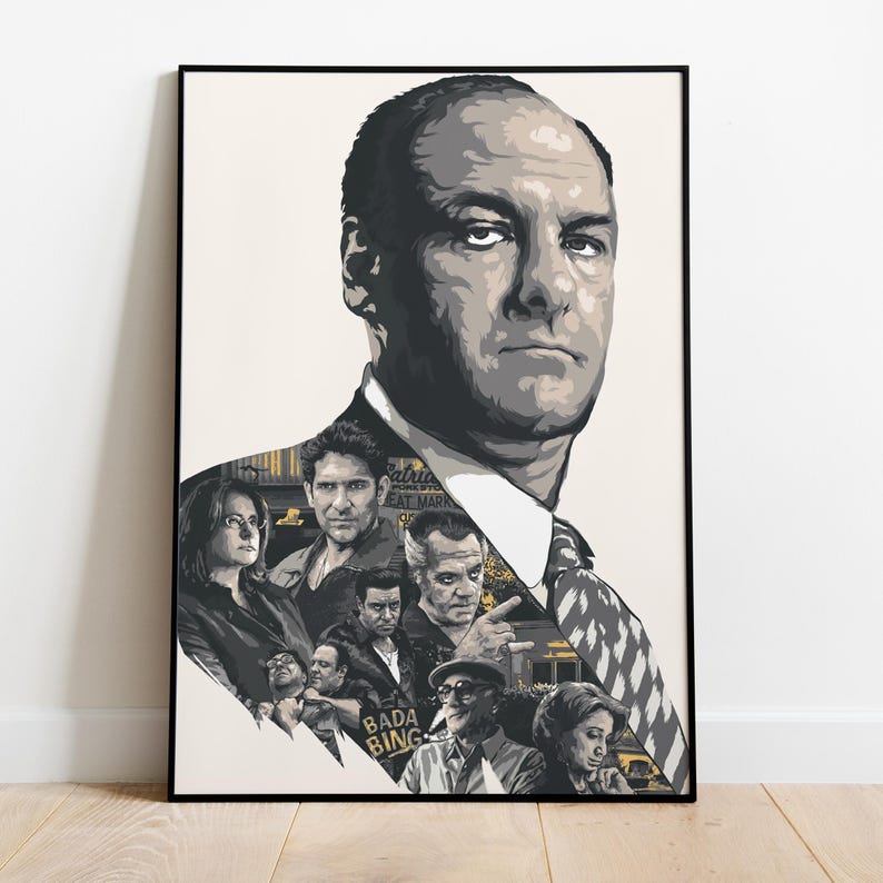 The Sopranos Poster, TV Series Print, Wall Art, TV Show Gift - Etsy