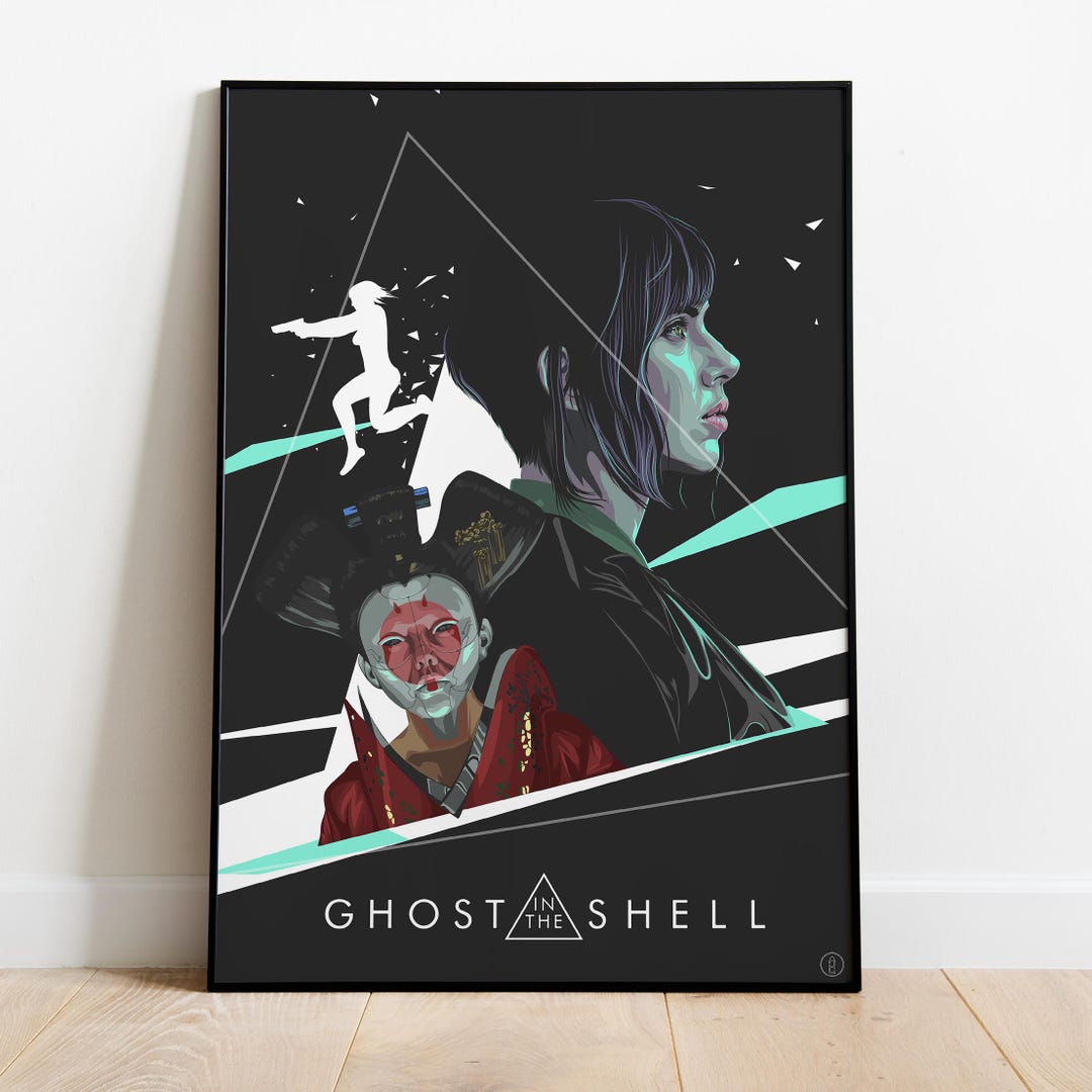 Ghost in the Shell Poster, Movie Print, Wall Art, Gift for Film Fans - Etsy
