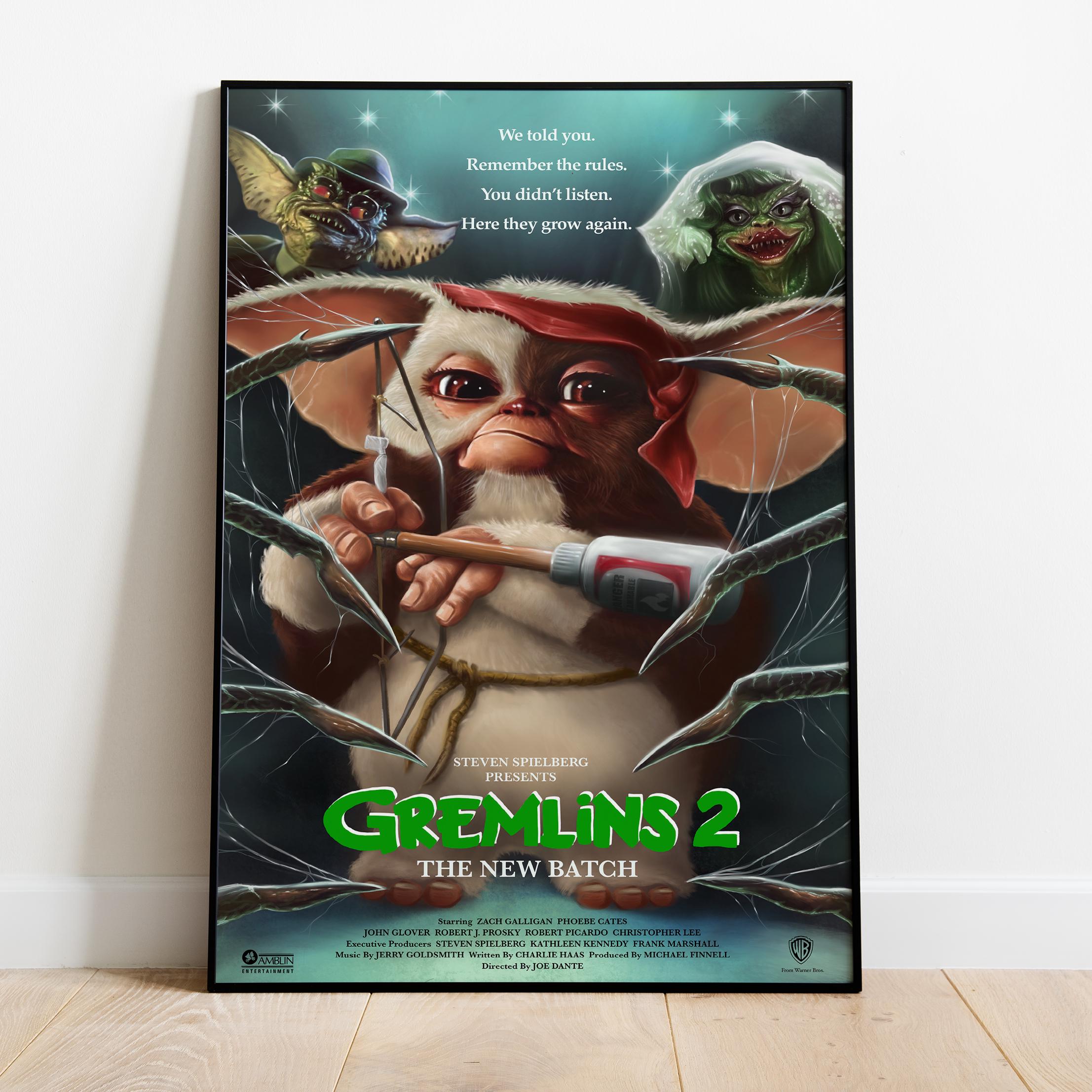 Gremlins Poster, Wall Art, Movie Print, Gift for Film Fans #2 - Etsy