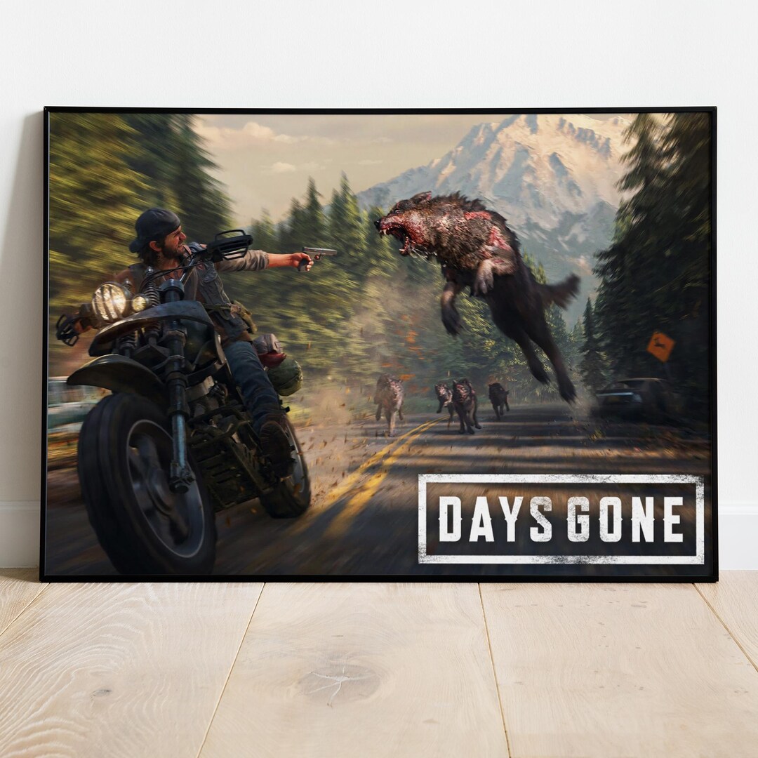 Days Gone Poster, Wall Art, Game Print, Gift for Gamers #4 - Etsy