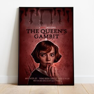 The Queen's Gambit Poster, TV Series Print, Wall Art, TV Show Gift - Etsy
