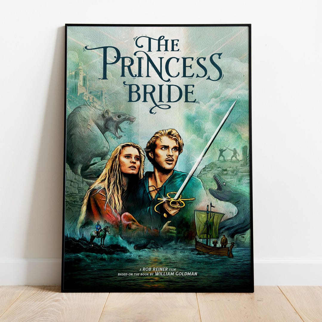 The Princess Bride Poster, Wall Art, Movie Print, Gift for Film Fans - Etsy