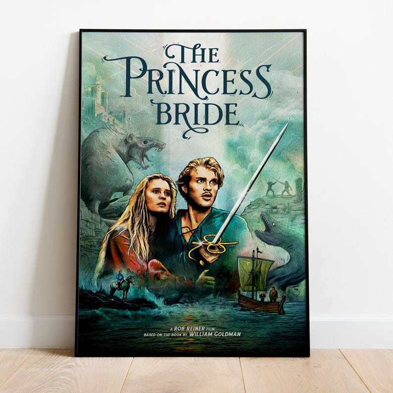 The Princess Bride Poster, Wall Art, Movie Print, Gift for Film Fans - Etsy