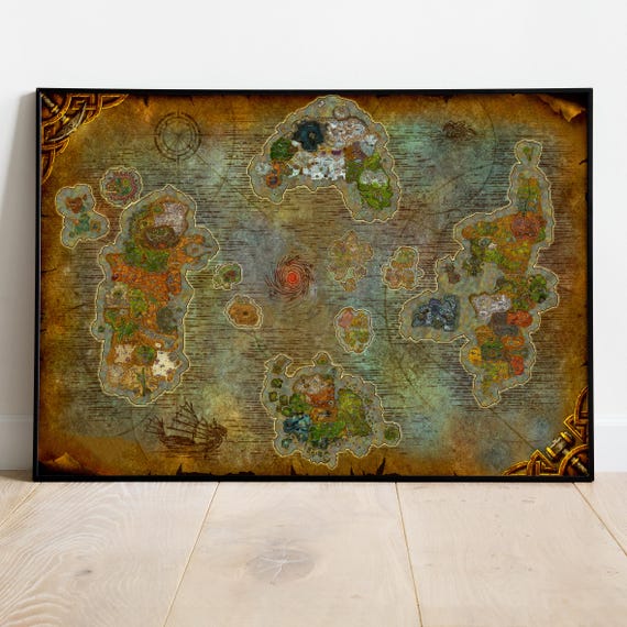 Azeroth Map Zones