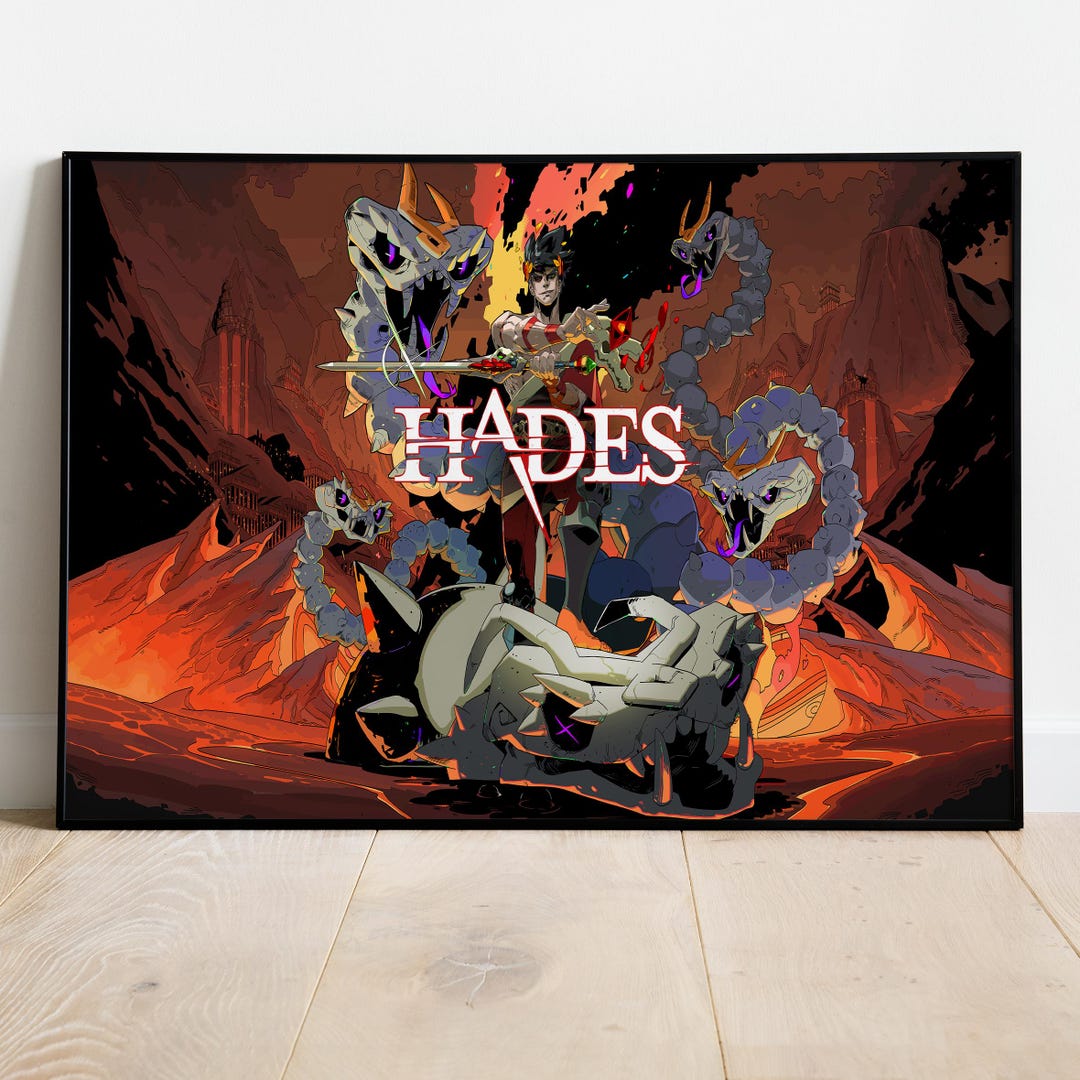 Hades Poster, Wall Art, Game Print, Gift for Gamers - Etsy