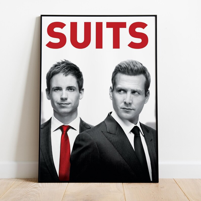 Suits Canvas Poster, TV Series Print, Wall Art, TV Show Gift - Etsy
