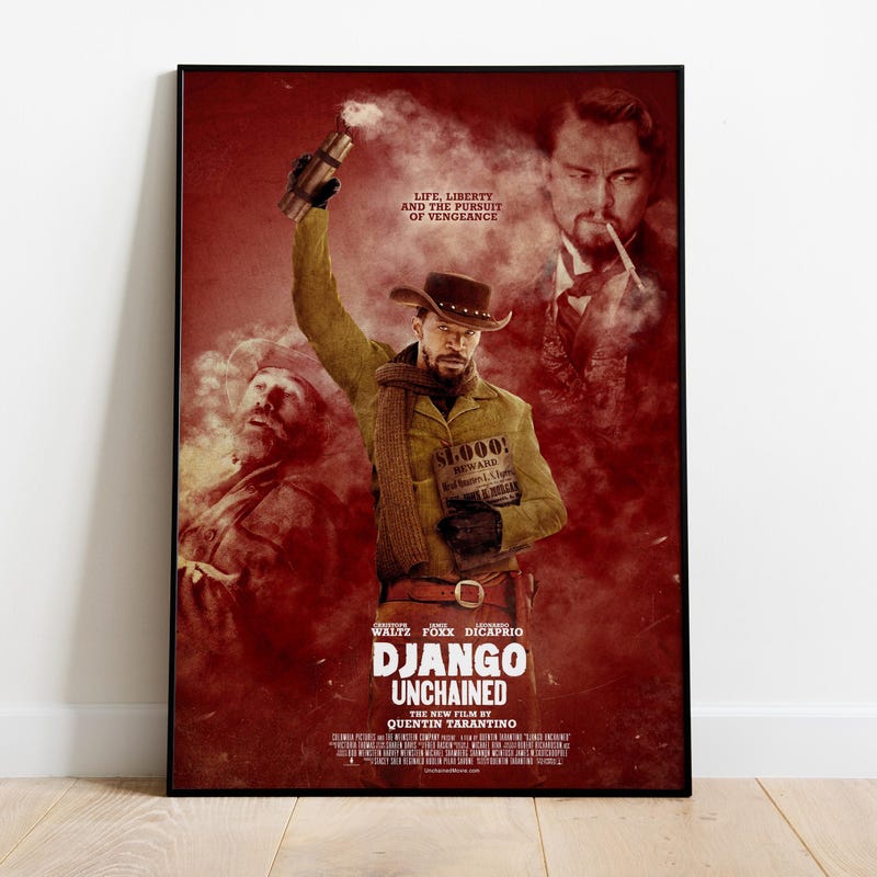 Django Unchained Poster - Etsy UK