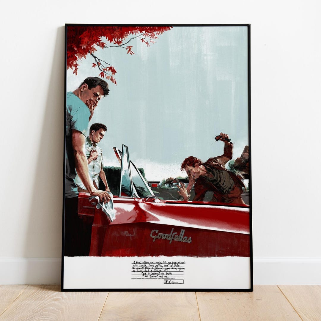 Goodfellas Poster, Wall Art, Movie Print, Gift for Film Fans - Etsy