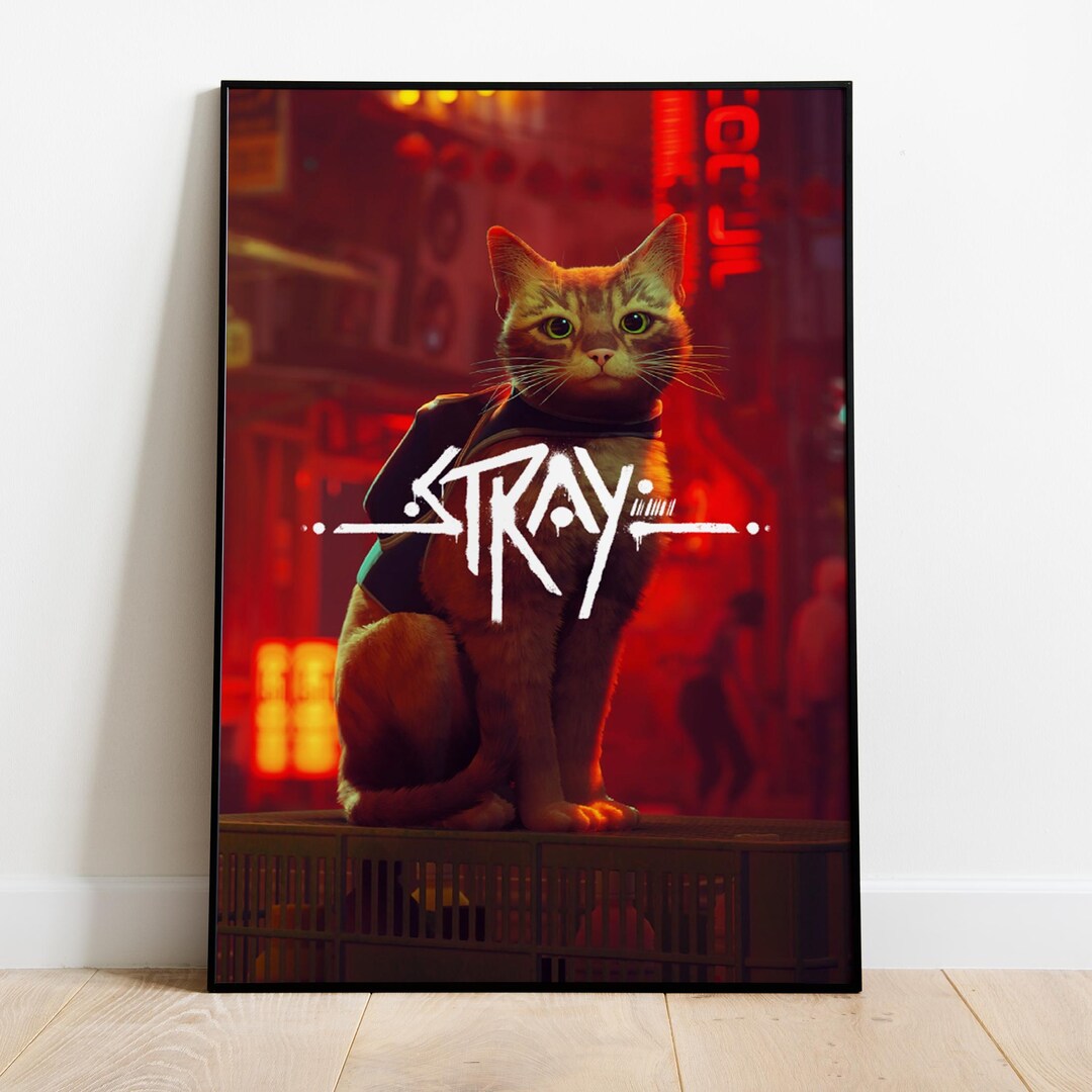 Stray Poster, Wall Art, Game Print, Gift for Gamers - Etsy
