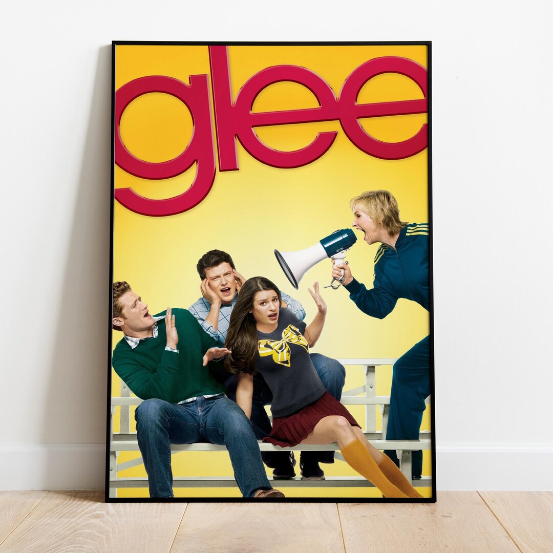 Glee Poster, TV Series Print, Wall Art, TV Show Gift - Etsy