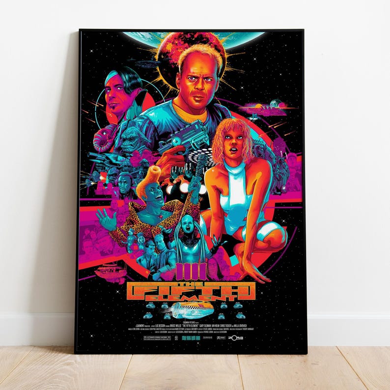 The Fifth Element Poster, Wall Art, Movie Print, Gift for Film Fans - Etsy