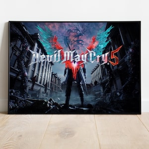 Devil May Cry Poster, Game Print, Wall Art, Gift for Gamers - Etsy