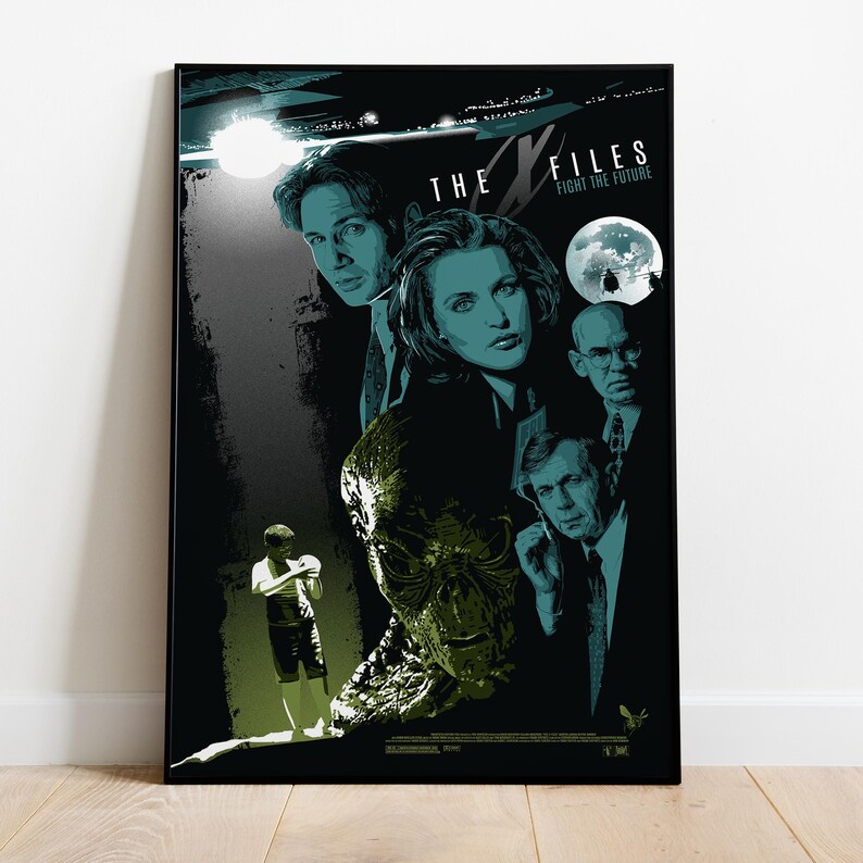 The X-files Poster, Wall Art, TV Series Print, TV Show Gift - Etsy