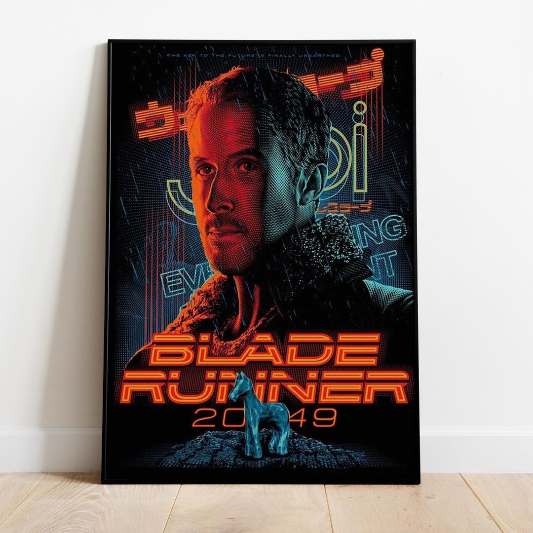Blade Runner Poster, Wall Art, Movie Print, Gift for Film Fans #2 - Etsy
