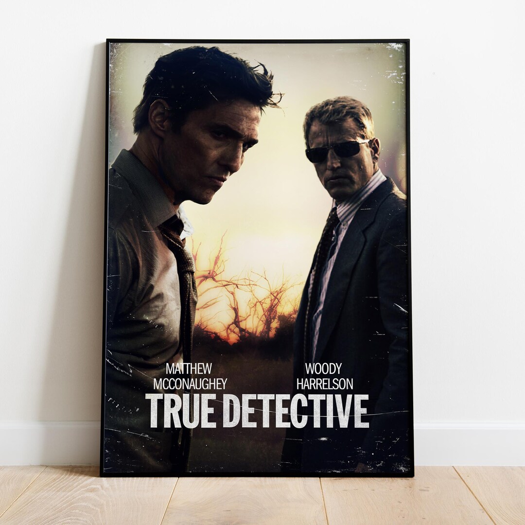 True Detective Poster, TV Series Print, Wall Art, TV Show Gift - Etsy