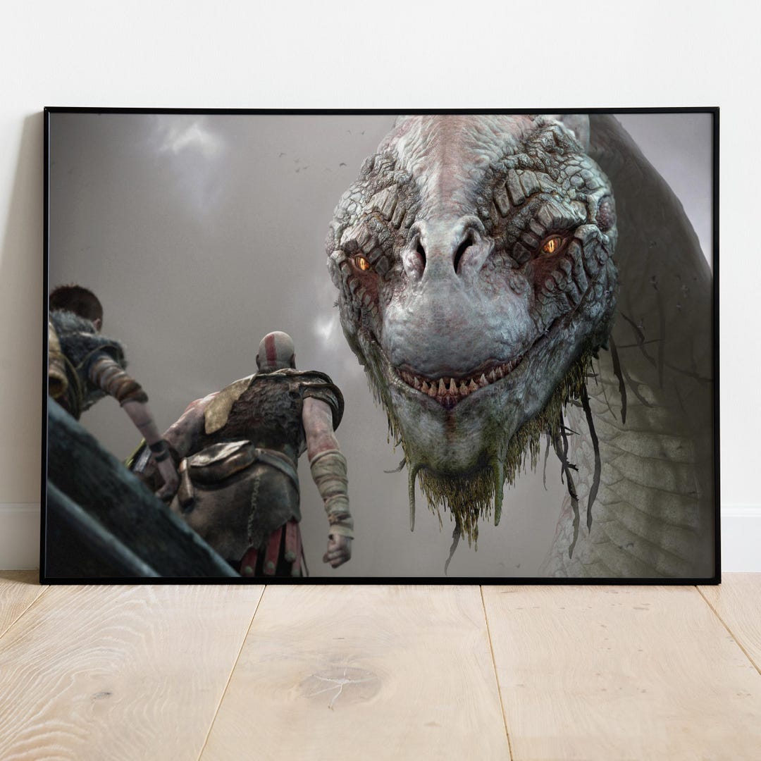 God of War Poster, Wall Art, Game Print, Gift for Gamers 2 - Etsy