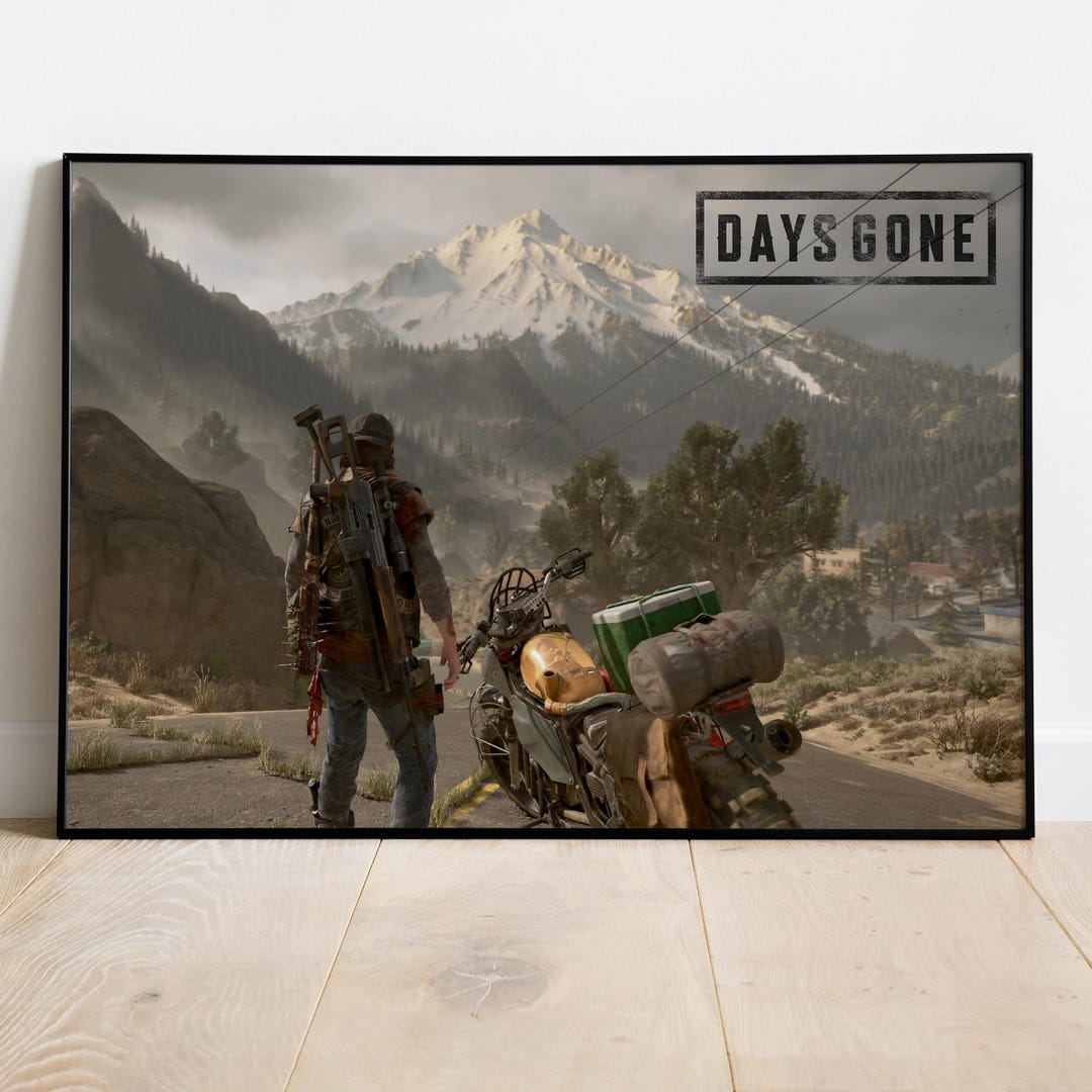 Days Gone Poster, Game Print, Wall Art, Gift for Gamers 2 - Etsy