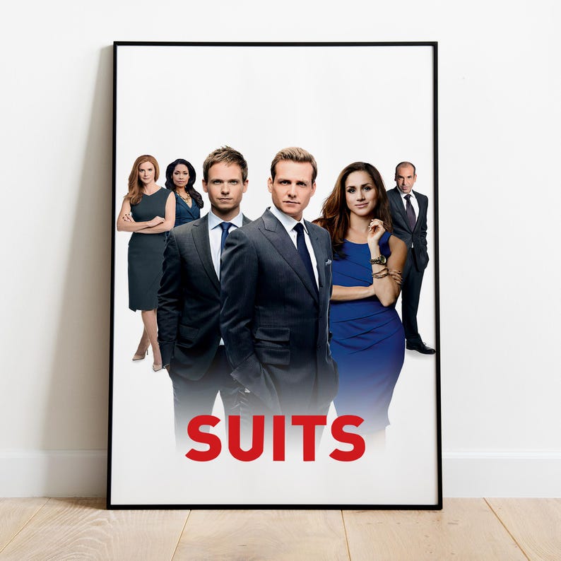 Suits Canvas Poster, TV Series Print, Wall Art, TV Show Gift - Etsy