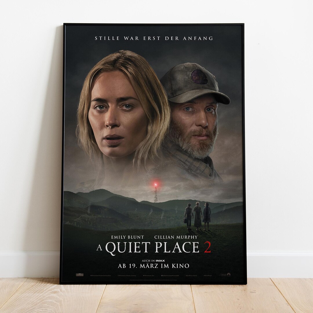 A Quiet Place Poster, Wall Art, Movie Print, Gift for Film Fans - Etsy