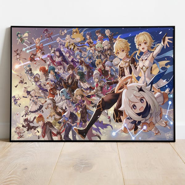 Genshin Posters - Etsy