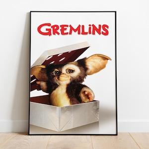 Gremlins Poster, Wall Art, Movie Print, Gift for Film Fans #2 - Etsy