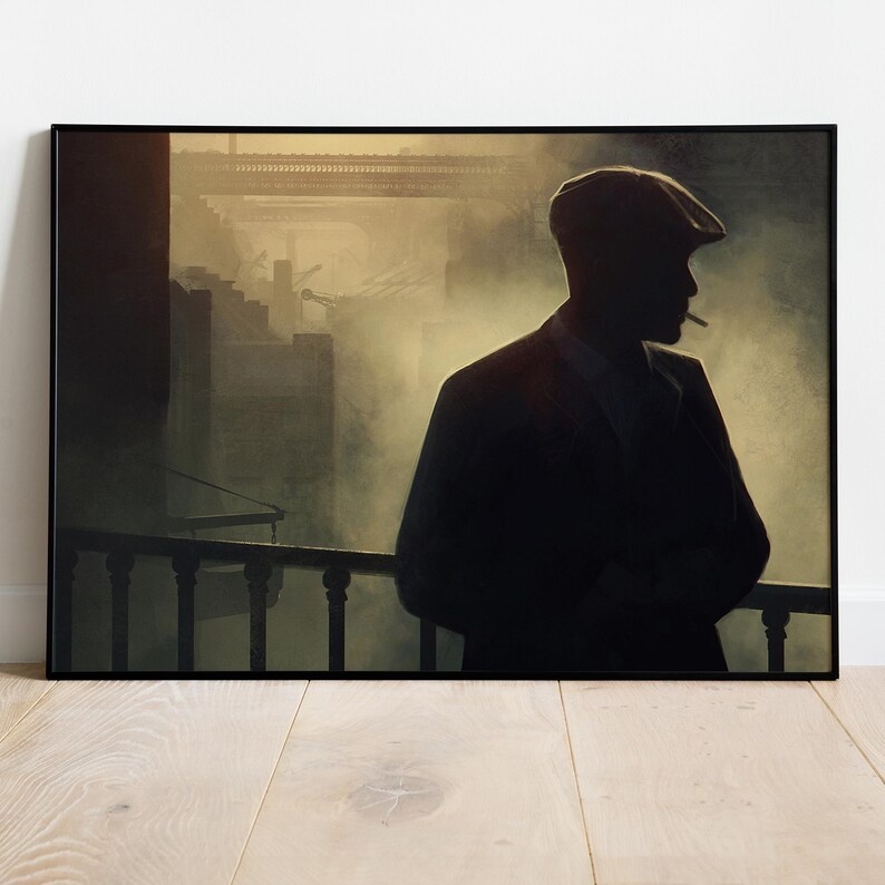 Peaky Blinders Canvas Poster, TV Series Print, Wall Art, TV Show Gift 2 ...