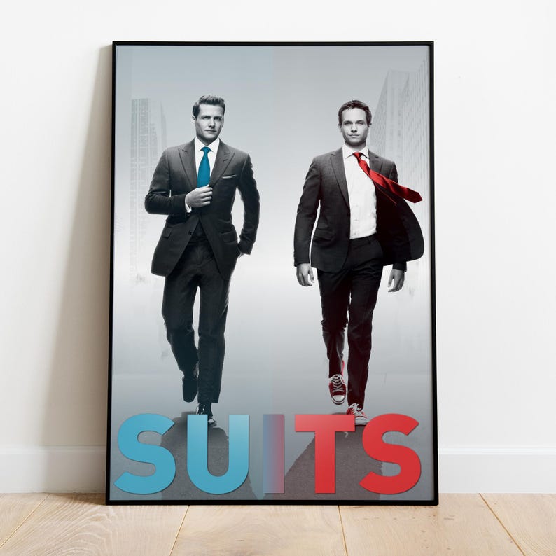Suits Canvas Poster, TV Series Print, Wall Art, TV Show Gift - Etsy