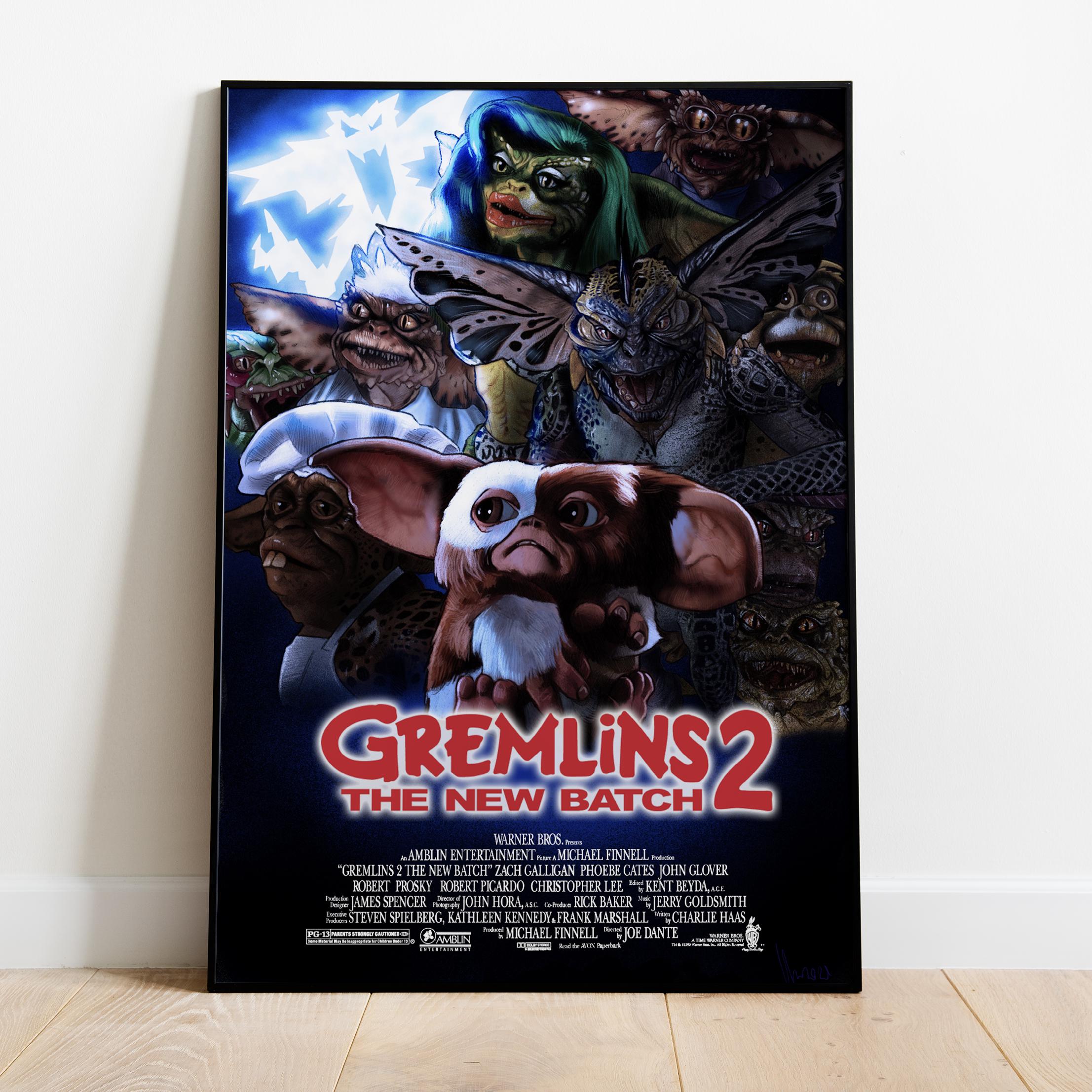 Gremlins Poster, Wall Art, Movie Print, Gift for Film Fans #2 - Etsy